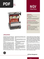 CFV CFVB: Voltage Relays | PDF | Relay | Transformer