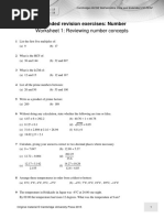 IGCSE Mathematics Formula Sheet | PDF | Circle | Triangle
