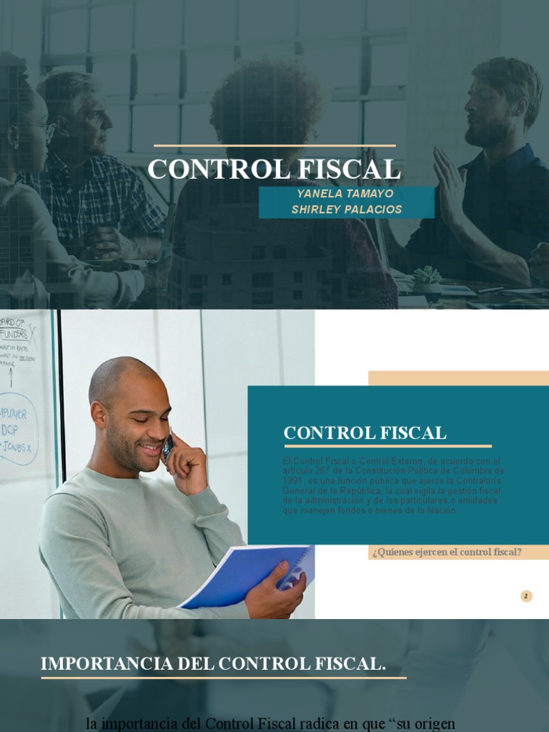 Diapositivas Control Fiscal | PDF | Presupuesto | Democracia