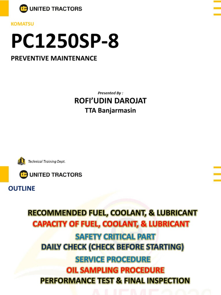 PM PC1250SP-8 | PDF | Vehicle Technology | Machines