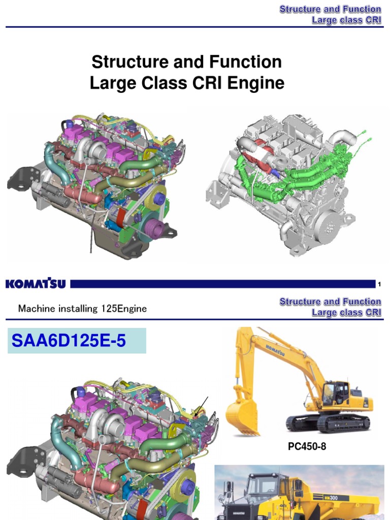 Structure and Function Large Class CRI Engine | PDF | Fuel Injection | Pump