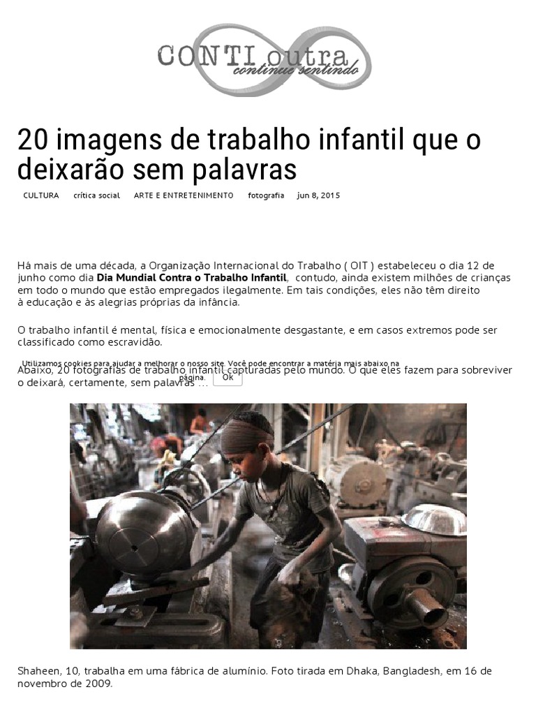 20 Imagens de Trabalho Infantil Que o Deixarão Sem Palavras | PDF | Trabalho infantil | Bangladesh