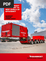 Mammoet SPMT Brochure | PDF | Modularity | Tire