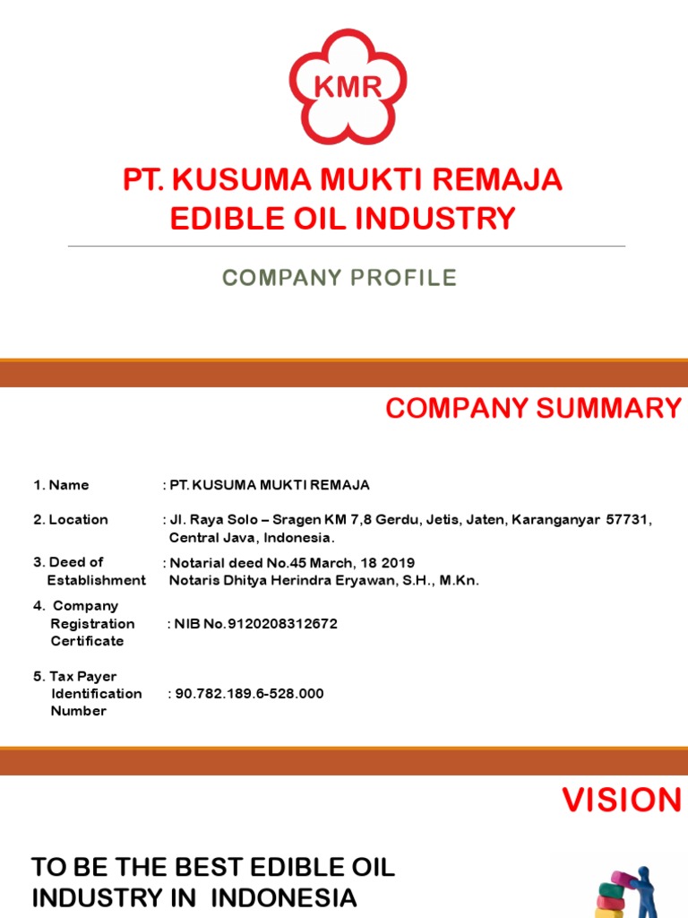 PT Kusuma Mukti Remaja Overview | PDF | Coconut Oil | Oil
