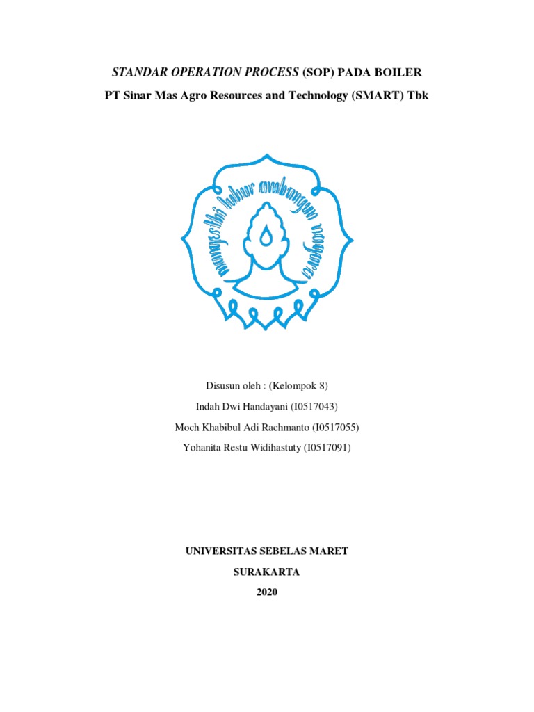 Sop Boiler Kel. 8 | PDF
