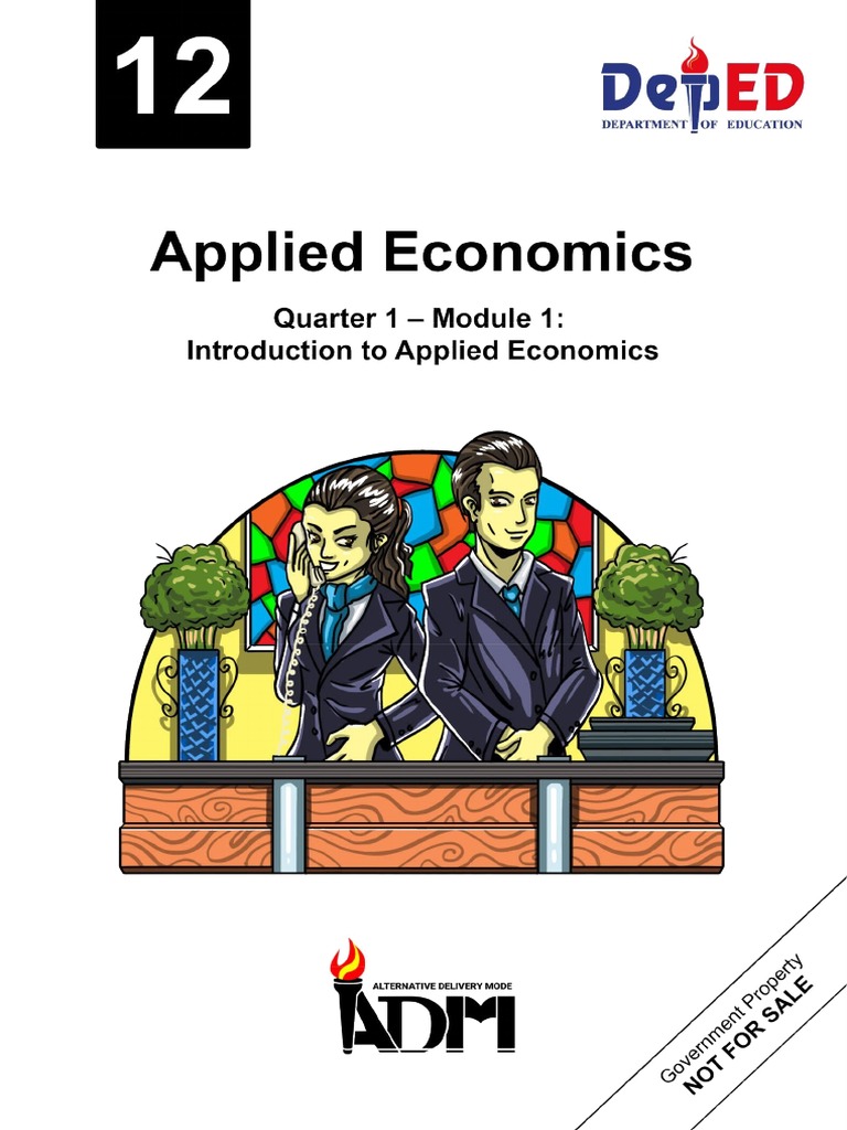 Applied Economics Module 1 | PDF | Underemployment | Unemployment