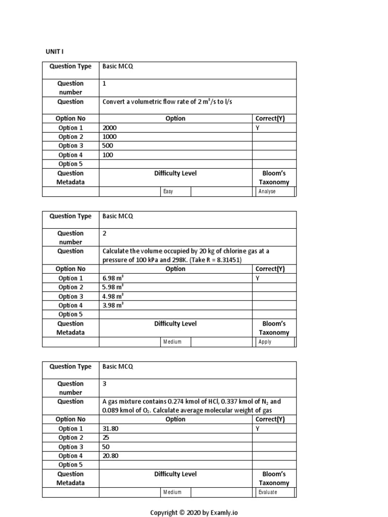 Chemical Process Calculations | Download Free PDF | Physical Quantities ...