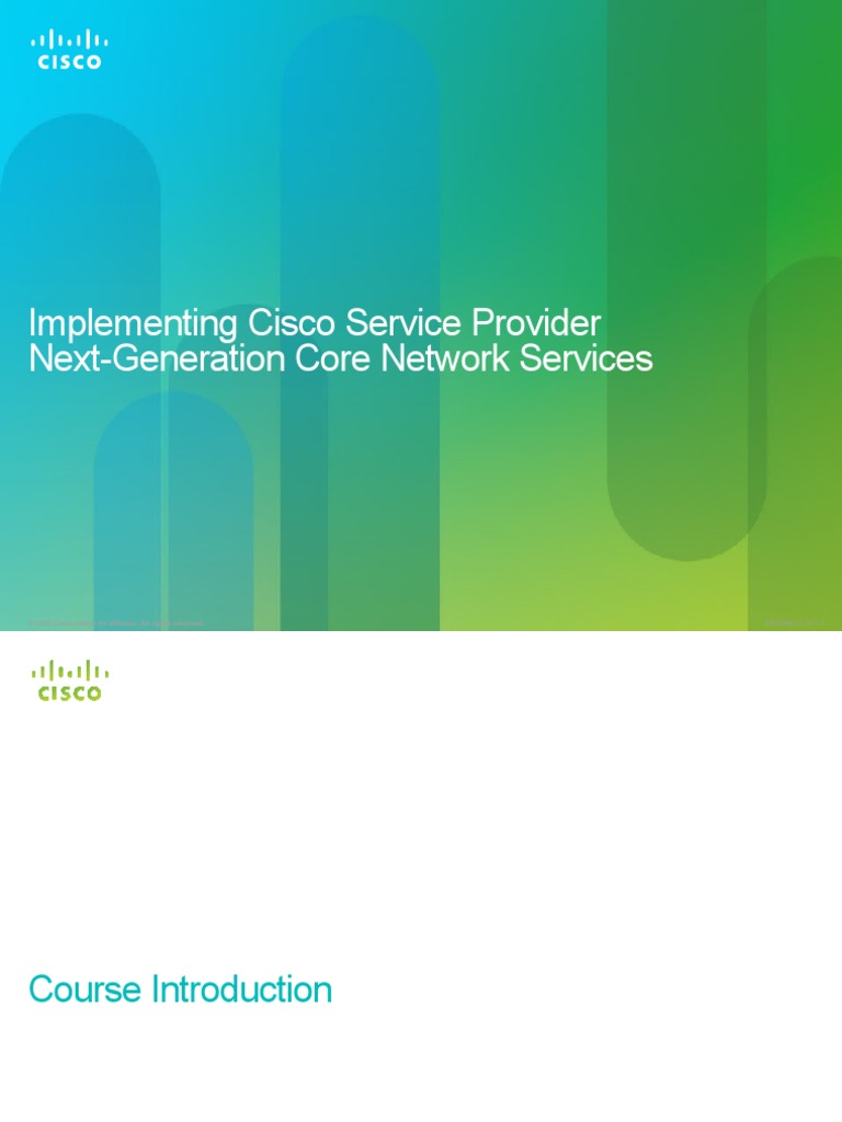 Implementing Cisco Service Provider Next-Generation Core Network ...