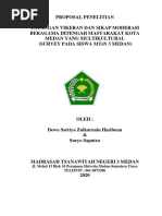 Proposal Penelitian MYRES 2023 Hanifah Haidar | PDF | Ilmu Sosial