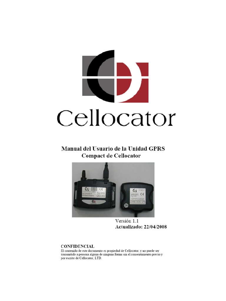 Manual Instalación Cellocator Compacta-TELCEL | PDF | Almacenamiento de datos de la computadora ...