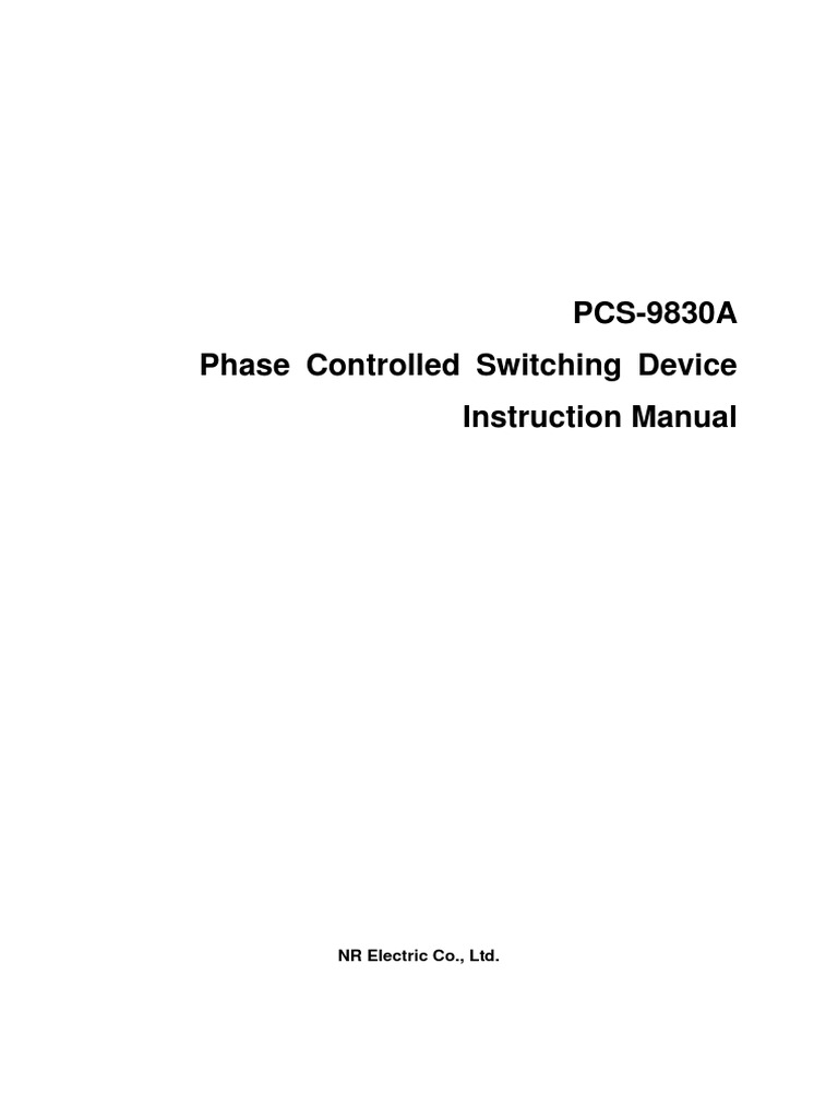 PCS-9830A - X - Instruction Manual - EN - Domestic General - X - R1.00 | Download Free PDF ...