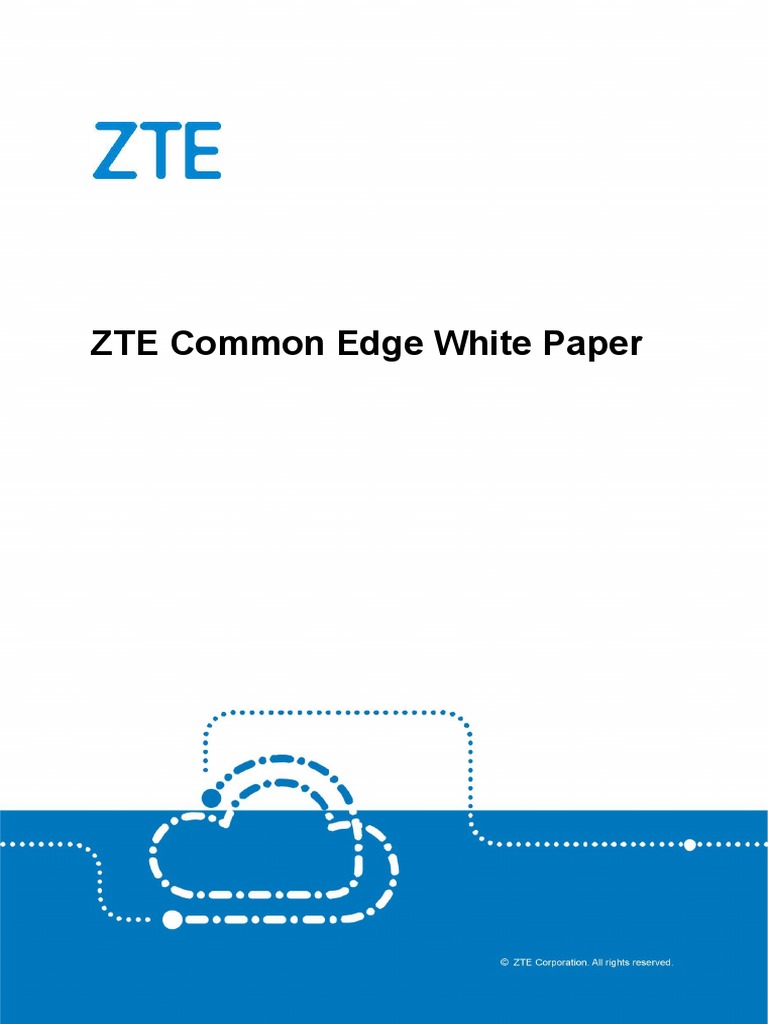 ZTE MEC Edge Computing Overview | PDF | Cloud Computing | Computer Network