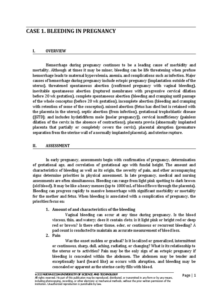 Case-Study DR | PDF | Preterm Birth | Miscarriage