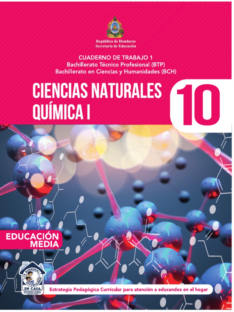 CT1 Quimica I 10mo Grado BTP BCH SE 2020 | PDF | Enlace químico | Enlace covalente