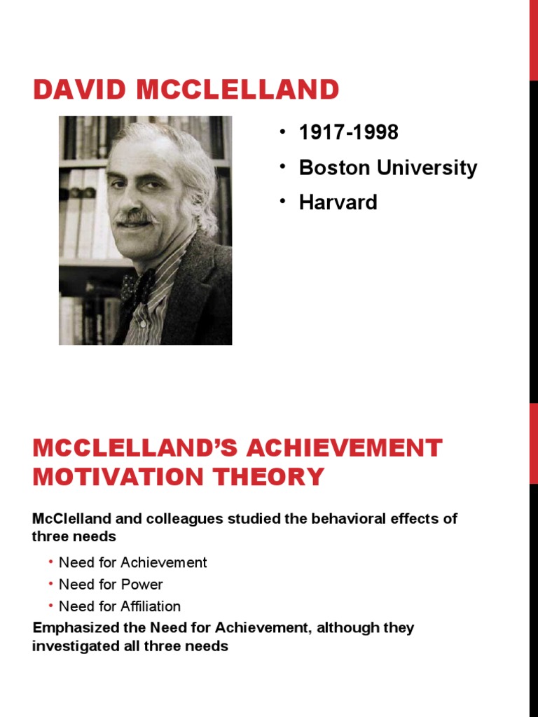 McClelland's Achievement Motivation Theory: An Overview of Key Concepts ...
