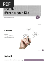 HSE PLAN. Contoh | PDF