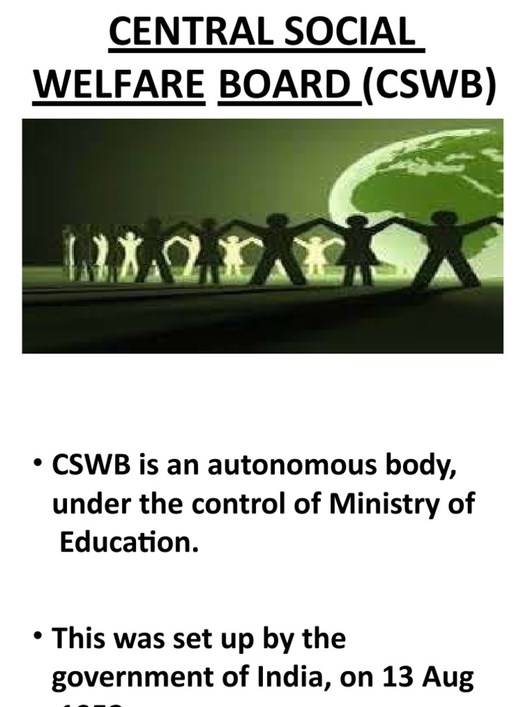 CSWB | PDF | Welfare | Policy