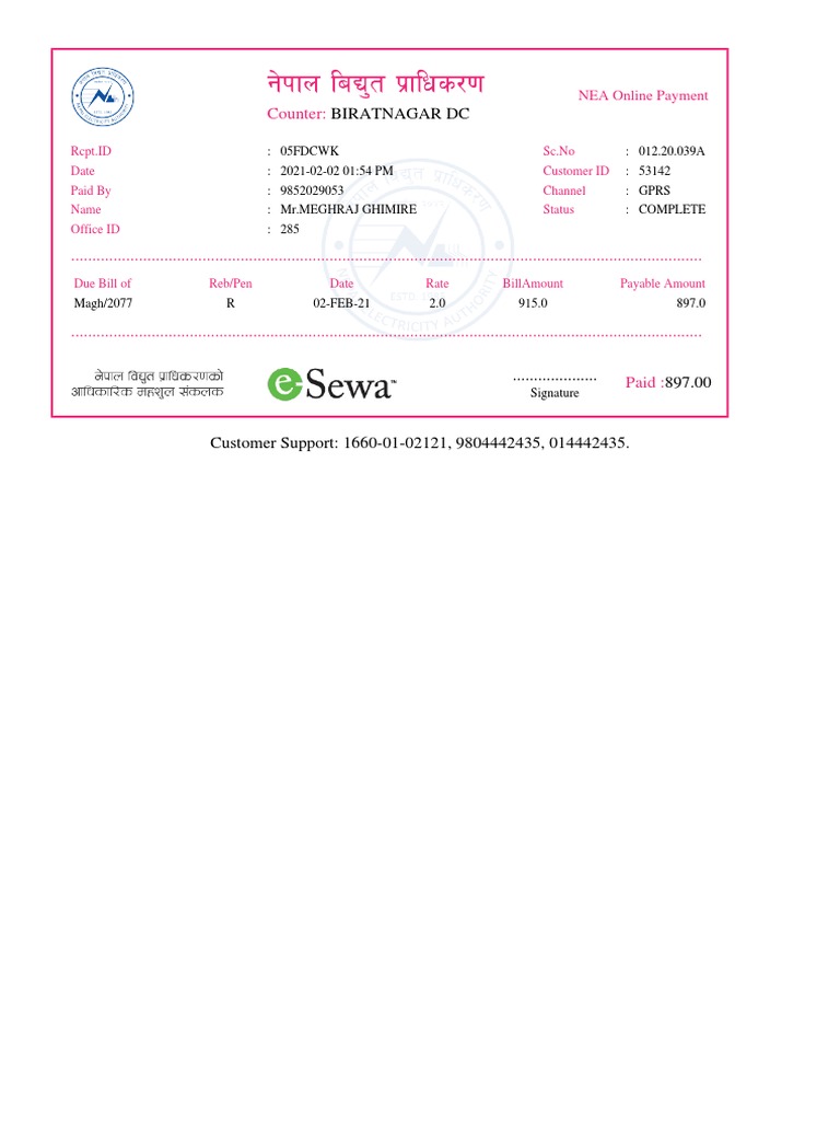 Nepal Electricity Authority 2021-02-02 | PDF