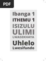 Isizulu Phonics and Alphabet Guide | PDF