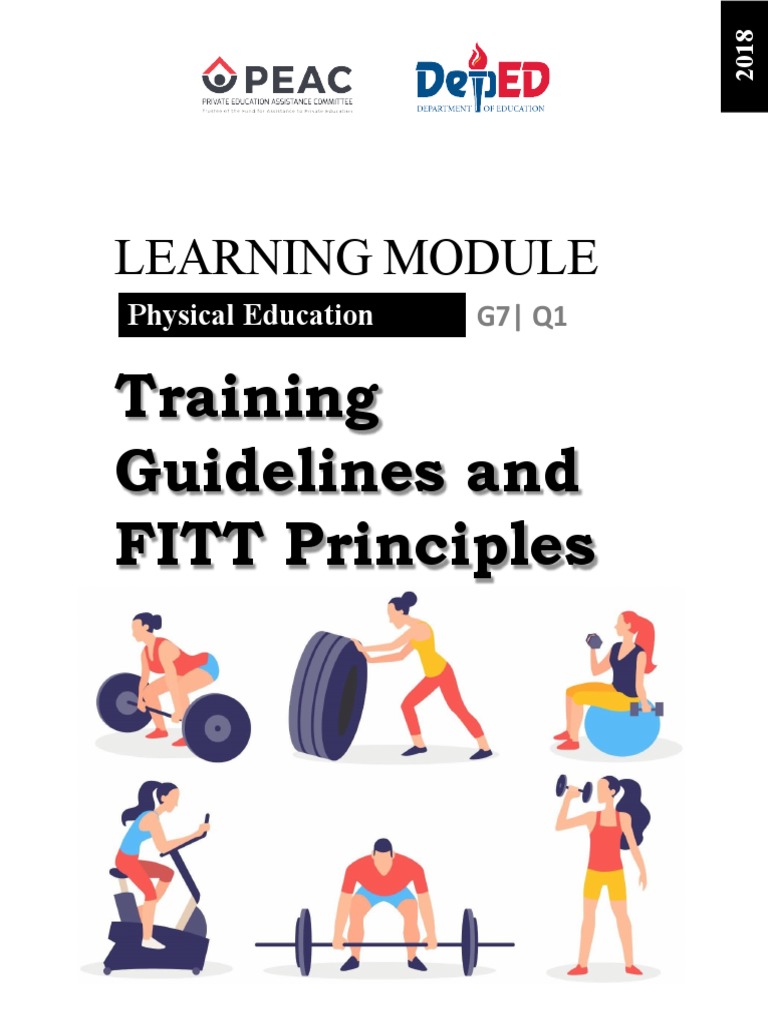 Learning Module: Training Guidelines and FITT Principles | PDF | Curriculum | Learning