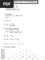 Alberta Math 30-1 Formula Sheet | PDF | Logarithm | Discrete Mathematics