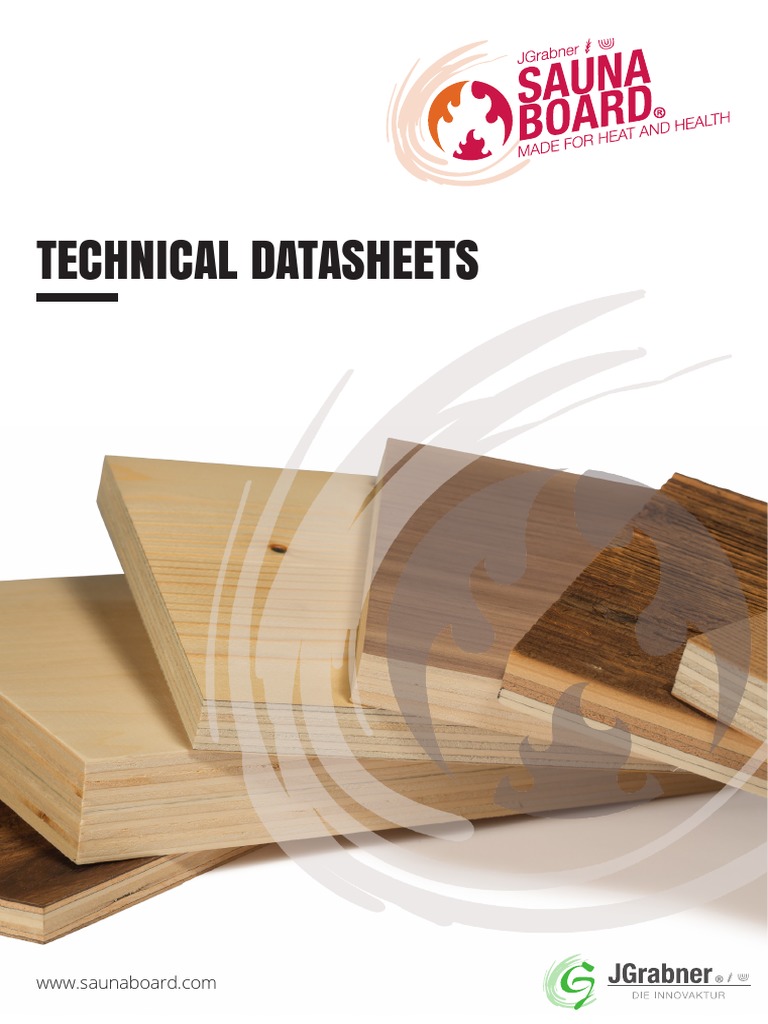 Technical-Datasheets Saunaboard | PDF | Plywood | Wood Veneer