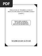 Modul Ajar On PROSES Qurdis Fase F MA XII Ganjil | PDF