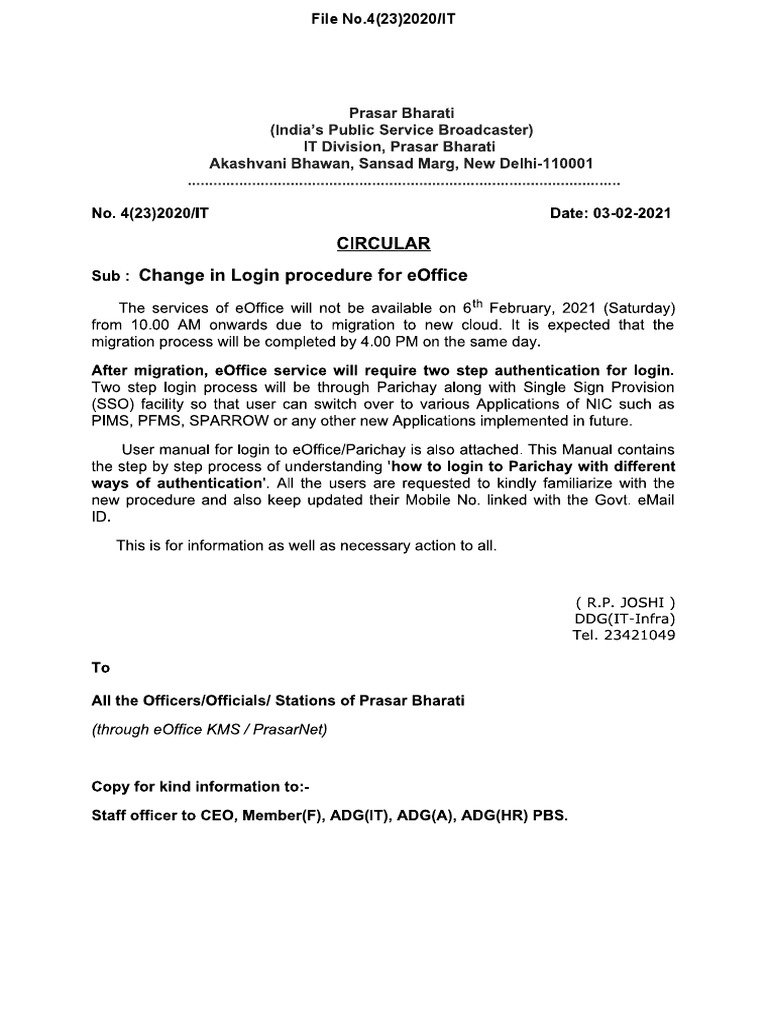 Parichay Merged Pdf Login User Computing