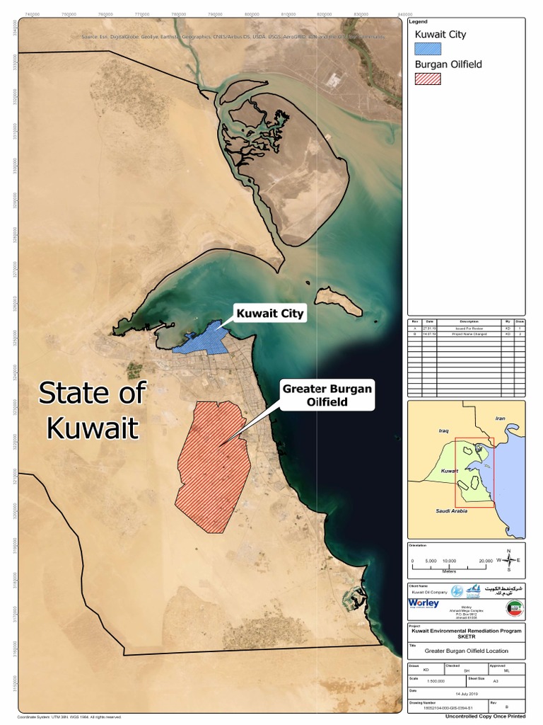 18052104-000-GIS-0394-S1 Kuwait Overview | PDF