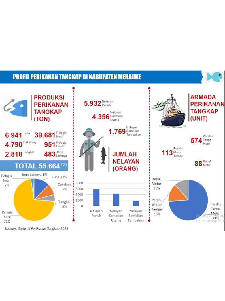Infografis Perikanan Tangkap Sekala Kecil | PDF