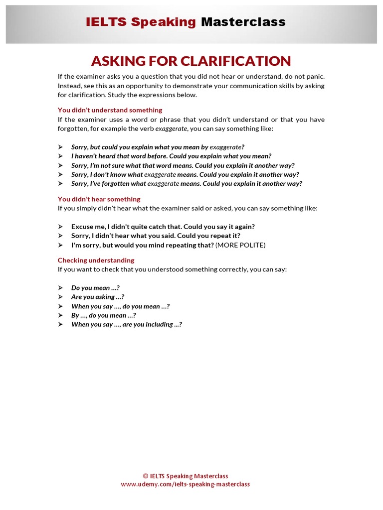 Asking For Clarification | PDF | Cognitive Science | Cognition