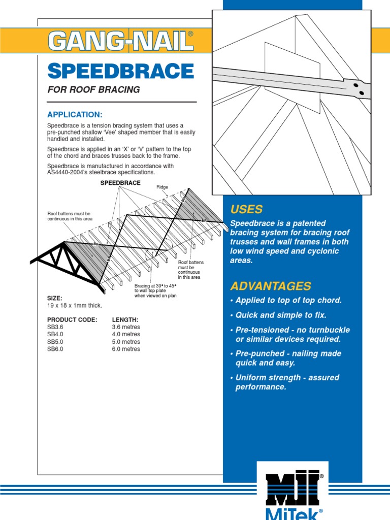 Roof speed brace | Truss | Roof