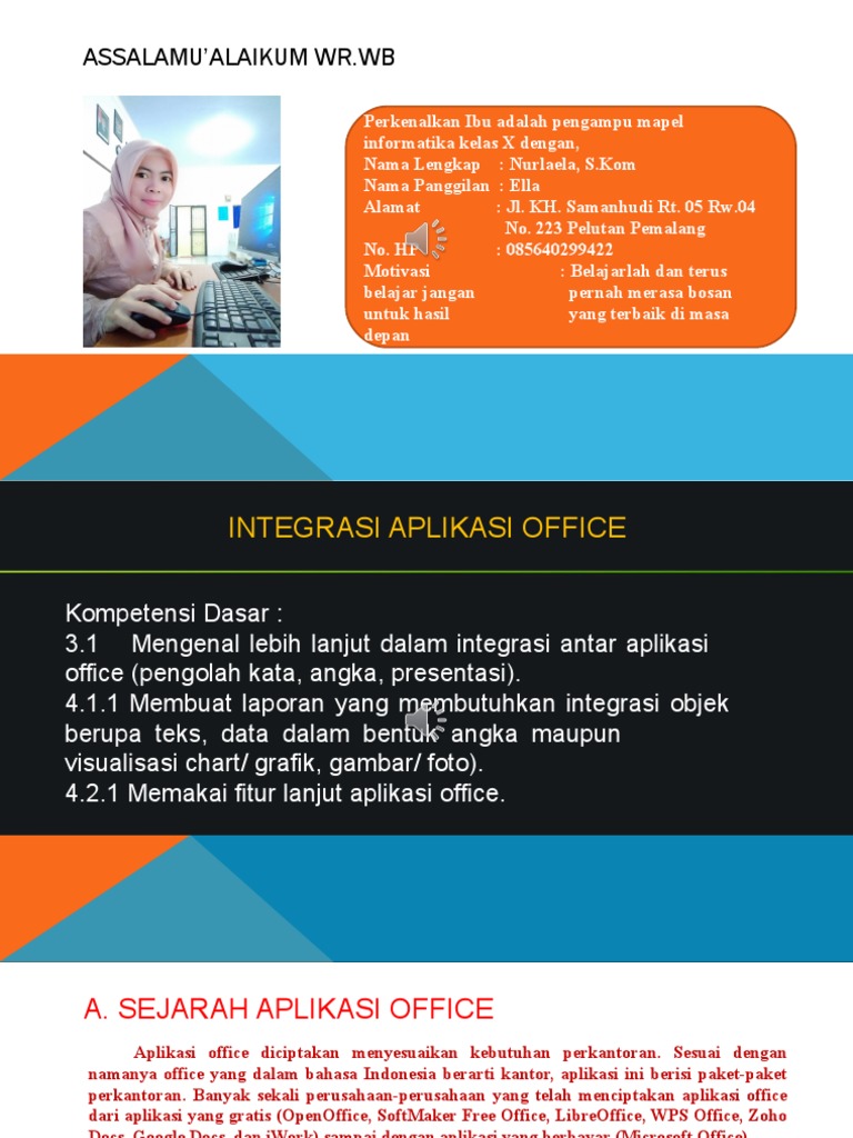 Integrasi Aplikasi Office | PDF