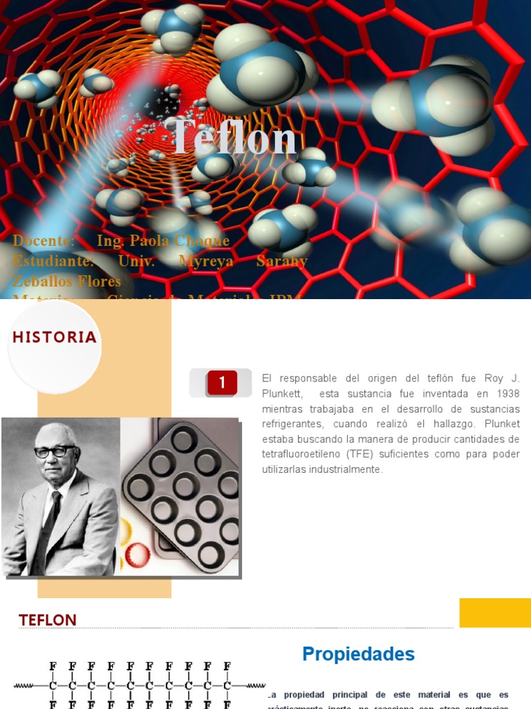 Teflon IPM 402 | PDF | Química | Materiales