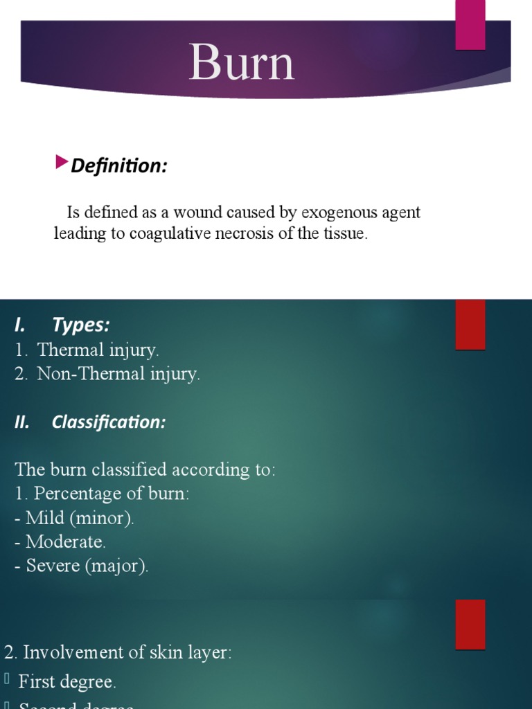 Definition:: Is Defined As A Wound Caused by Exogenous Agent Leading To ...