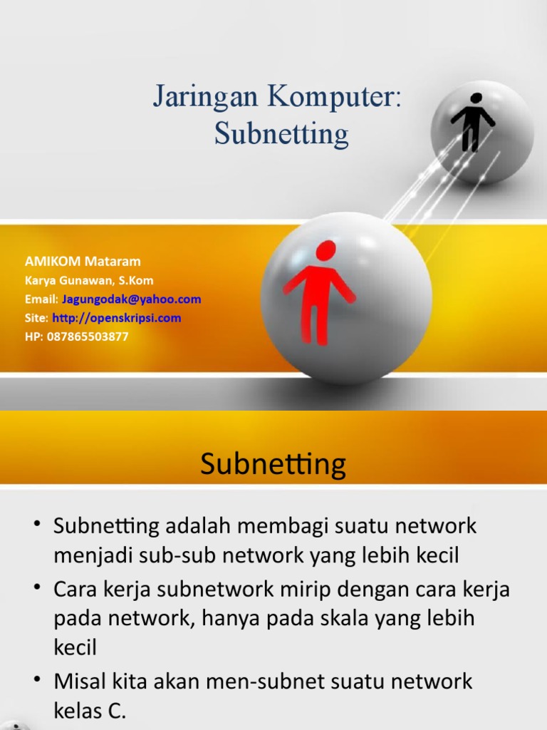 04 Jaringan Komputer Subnetting Ip | PDF