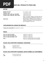 Ficha Técnica Cámara de Fermentación | PDF