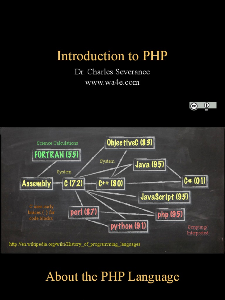 Introduction To PHP: Dr. Charles Severance | PDF | Php | Control Flow