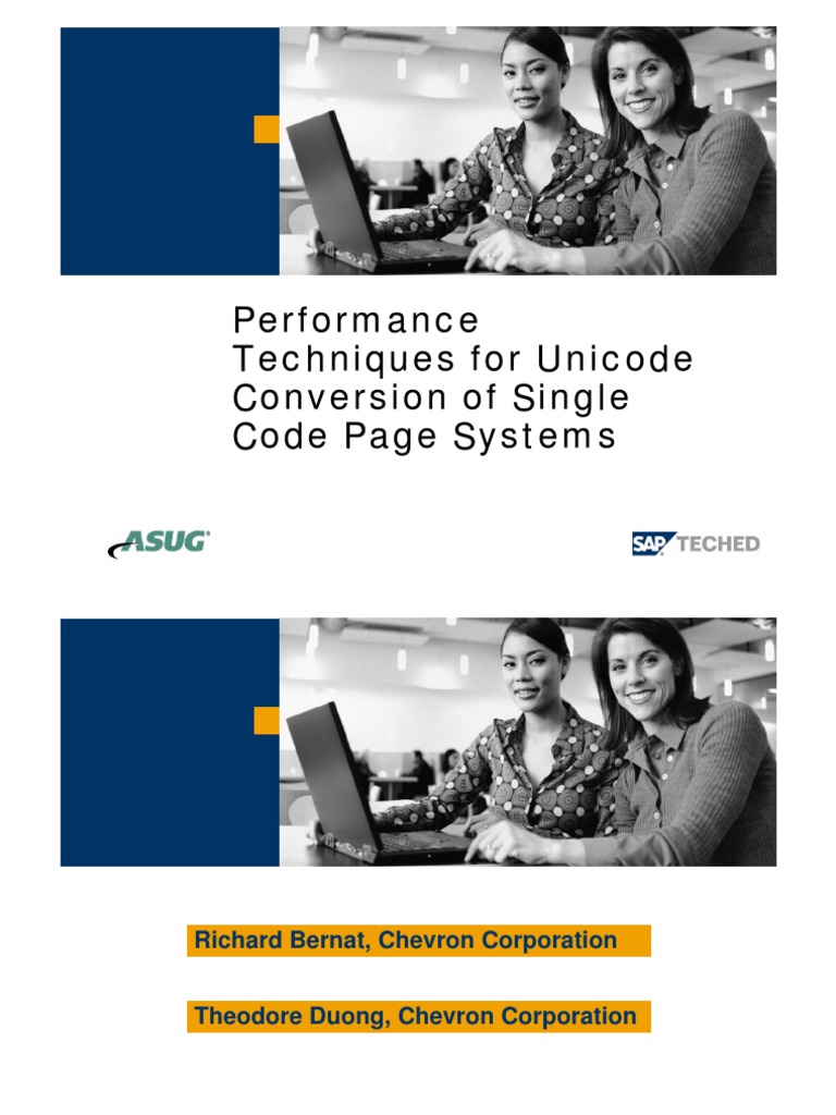 Performance Techniques For Unicode Conversion of Single | PDF | World ...