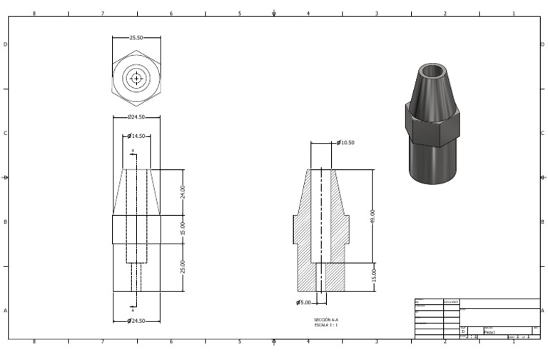 Drawn Checked QA MFG Approved DWG No Title | PDF