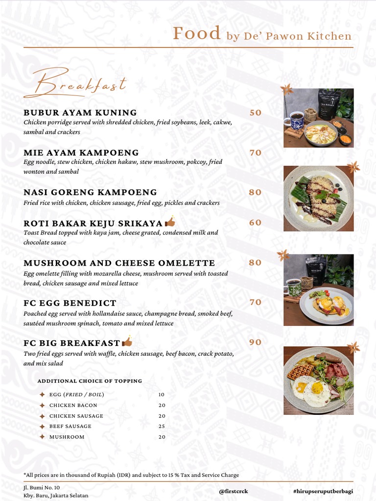 FC Bumi - Food | PDF | Foods | Cuisine