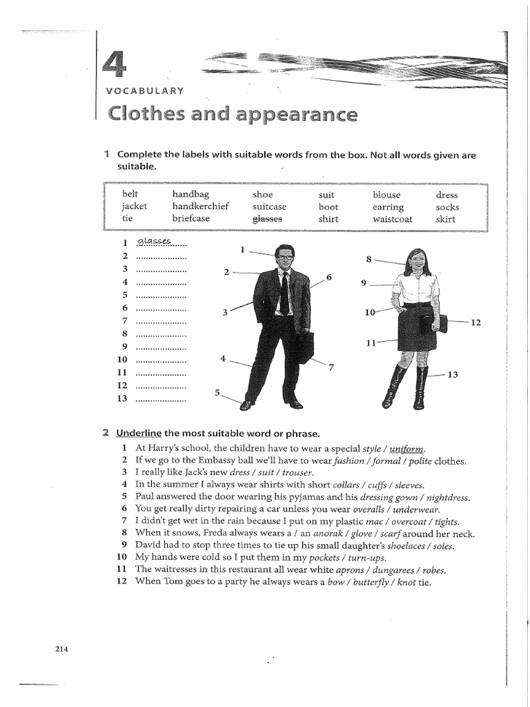 Clothes and Appearance | PDF