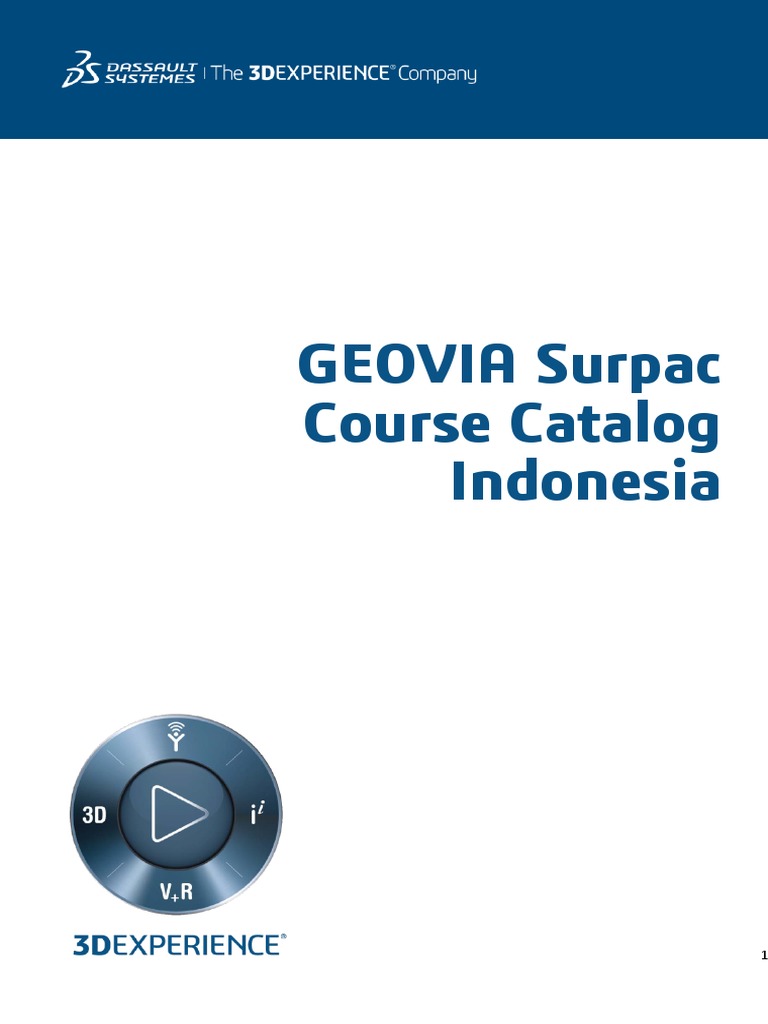 GEOVIA Surpac Course Catalog Indonesia: 3DS Learning Solutions | PDF ...