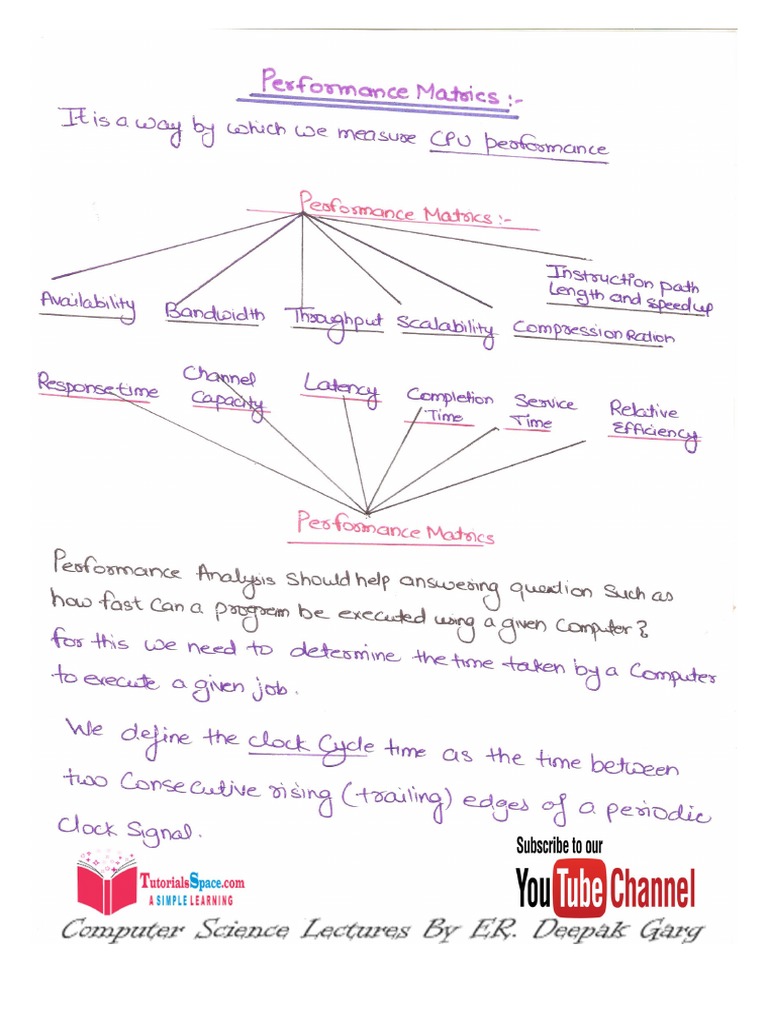 24 - Performance Metrics-Introduction - Computer Architecture ...
