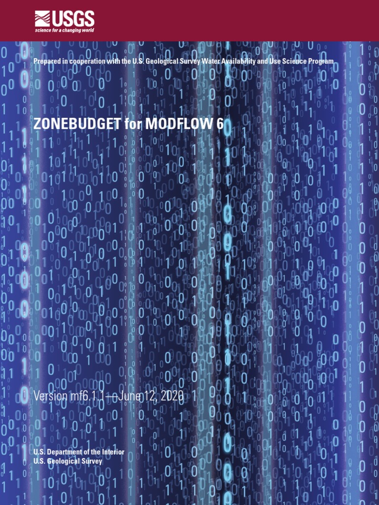 Zonebudget For Modflow 6: Version Mf6.1.1-June 12, 2020 | Download Free PDF | Array Data ...