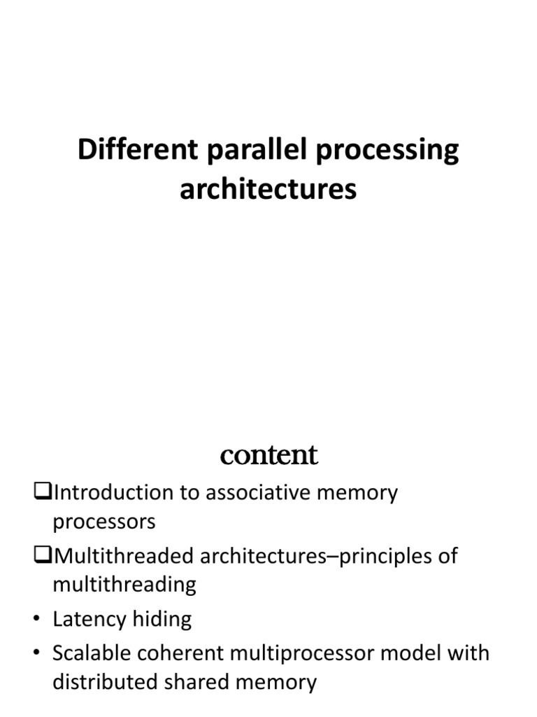 ACA Unit 4 | PDF | Parallel Computing | Thread (Computing) ACA Unit 4 | PDF | Parallel Computing | Thread (Computing)