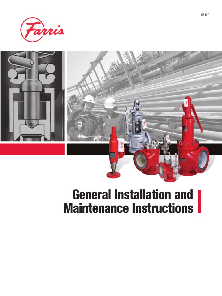 Farris General PRV Installation Maintenance | PDF | Valve | Safety