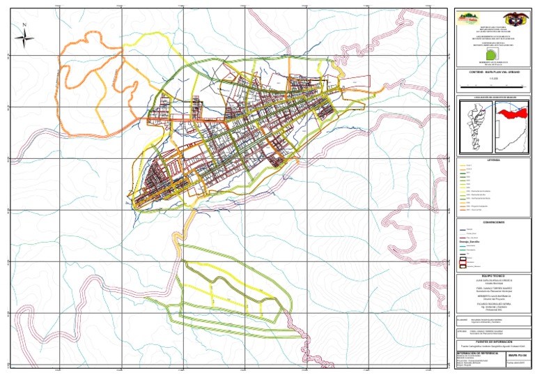 Mapa Plan Vial Urbano | PDF