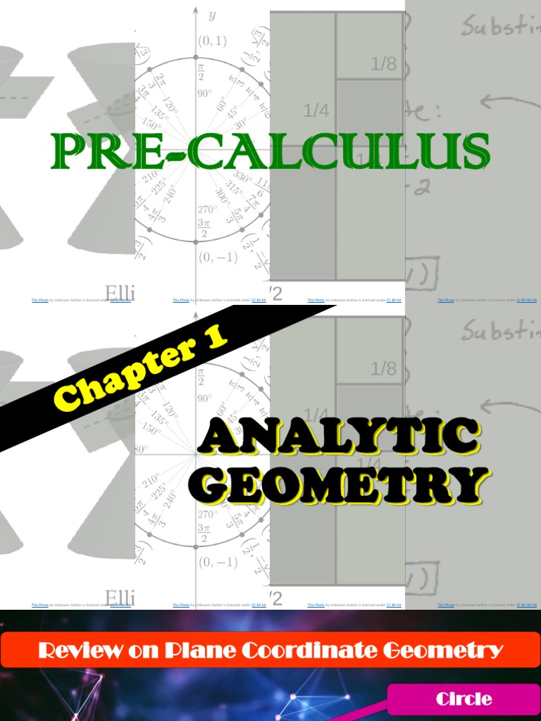 PRE-CALCULUS ANALYTIC GEOMETRY | PDF | Ellipse | Line (Geometry)