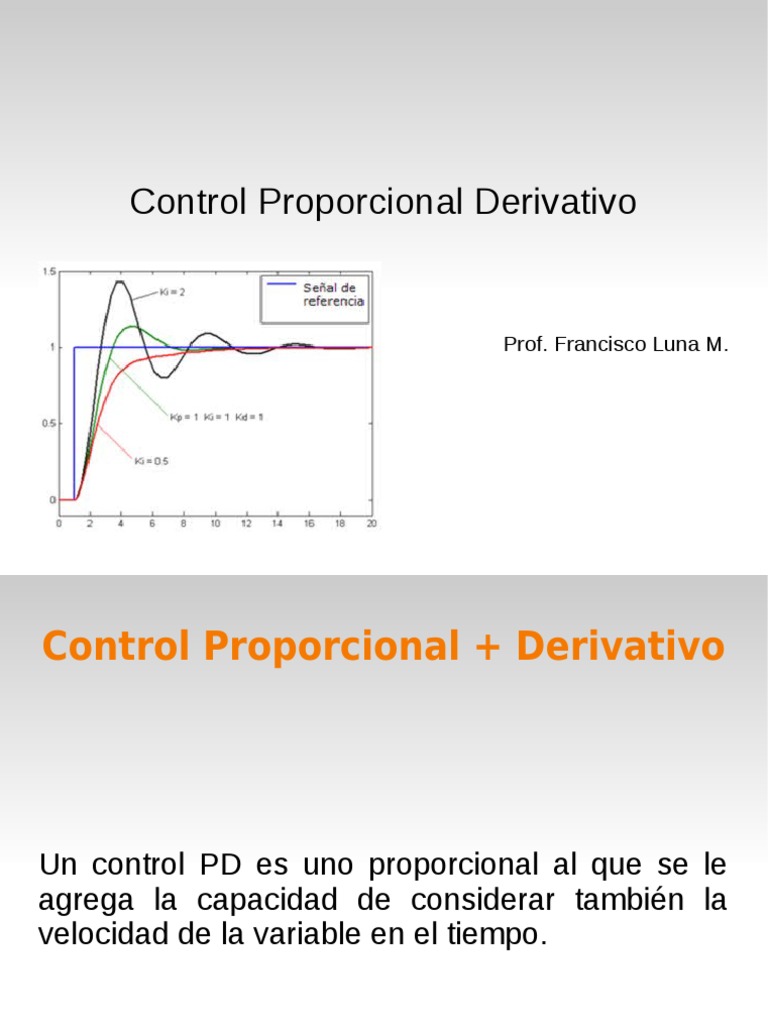 Control Proporcional Derivativo | PDF | Física | Enseñanza de matemática